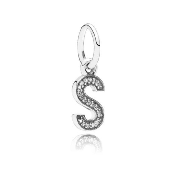 Pandora | Jewelry | New Authentic Pandora Alphabet Letter S Charm ...